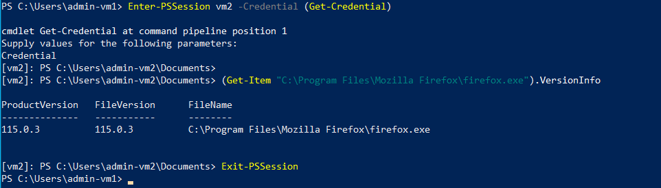 How to Get Firefox Version in Local and Remote Computer Using PowerShell - ByteInTheSky